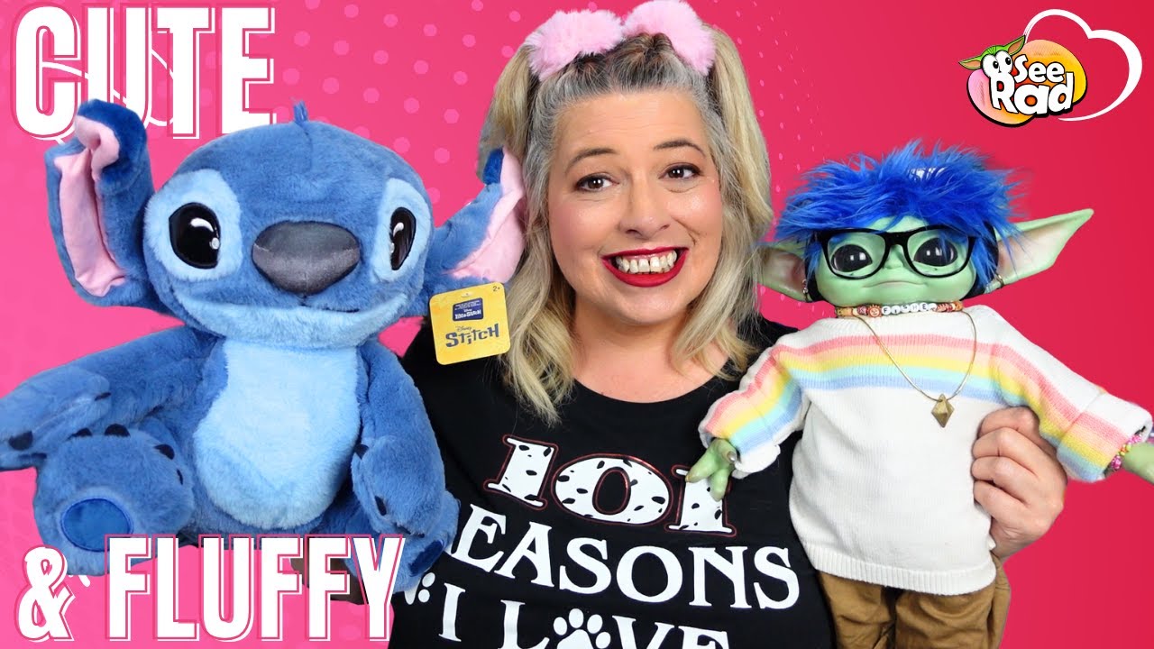 How Cute & Fluffy Is This Live Action Stitch Plush? - YouTube