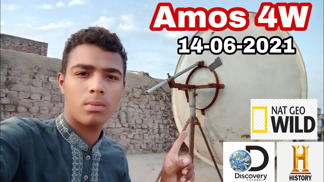 Amos 4W satellite latest update new channel list 14-06-2021. - YouTube