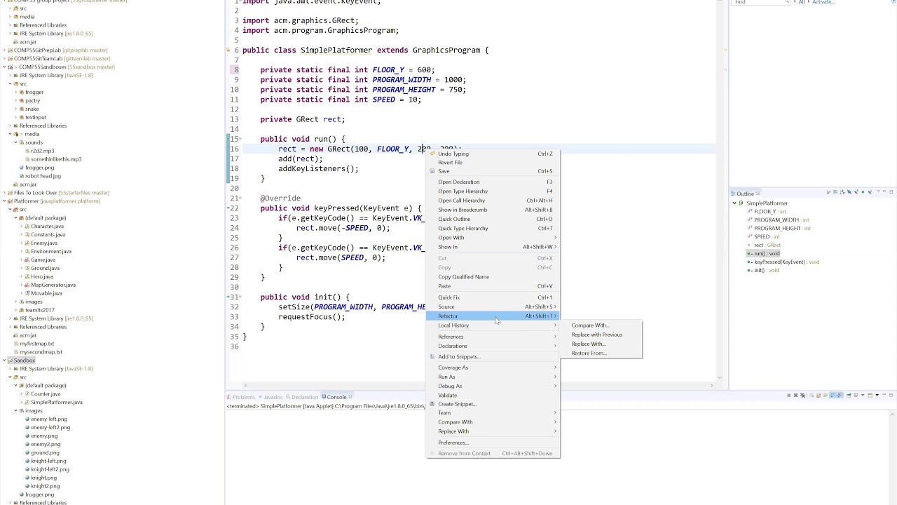 Things to think about when making a platformer in Java - YouTube