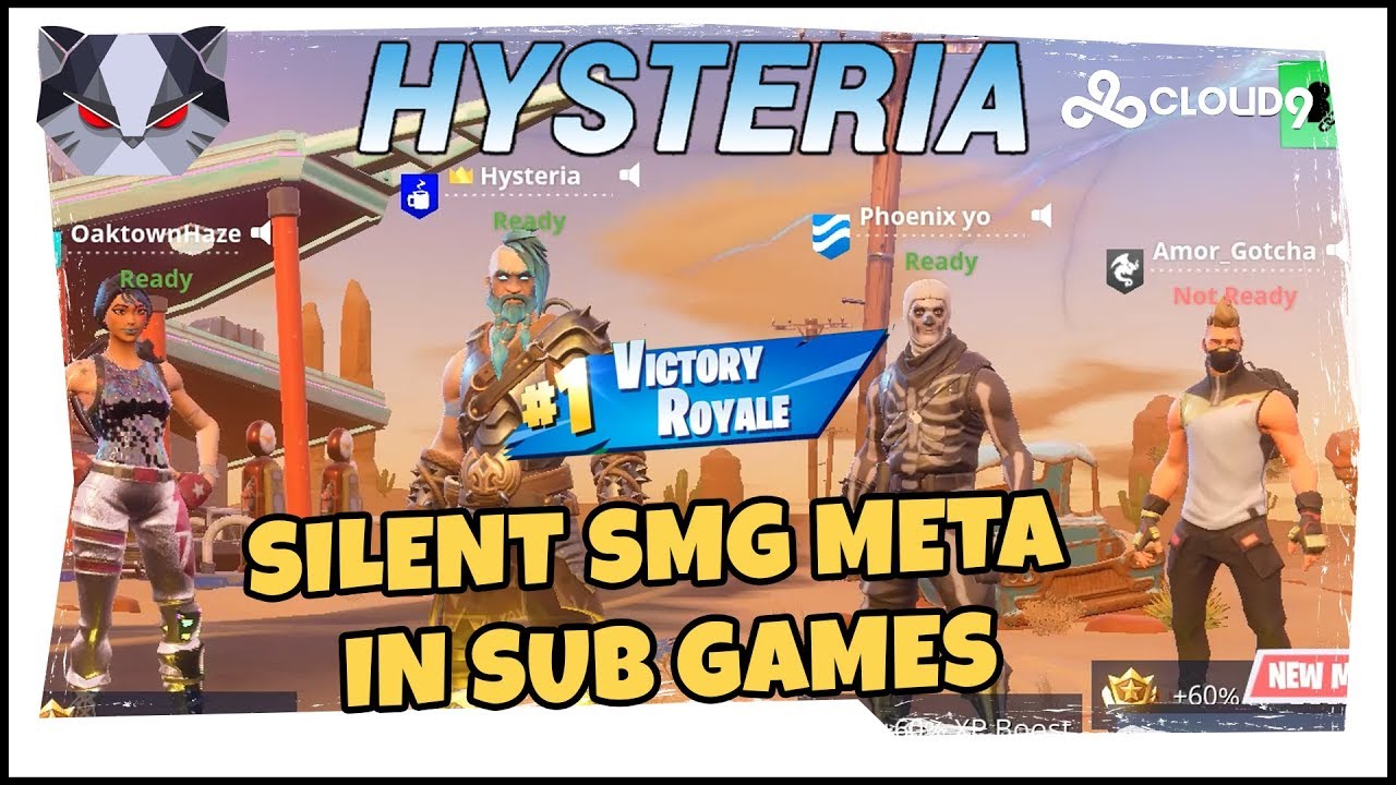Hysteria | Fortnite Battle Royale - Season 5 Silent SMG Meta in Sub ...