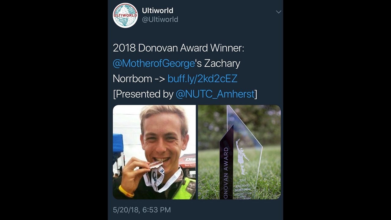 Zach Donovan 2018 - YouTube