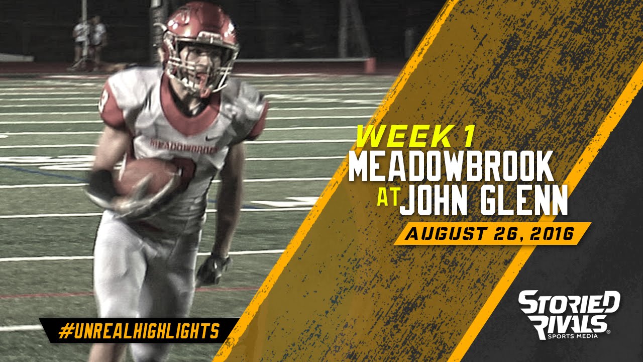 HS Football: Meadowbrook at John Glenn [8/26/16] - YouTube