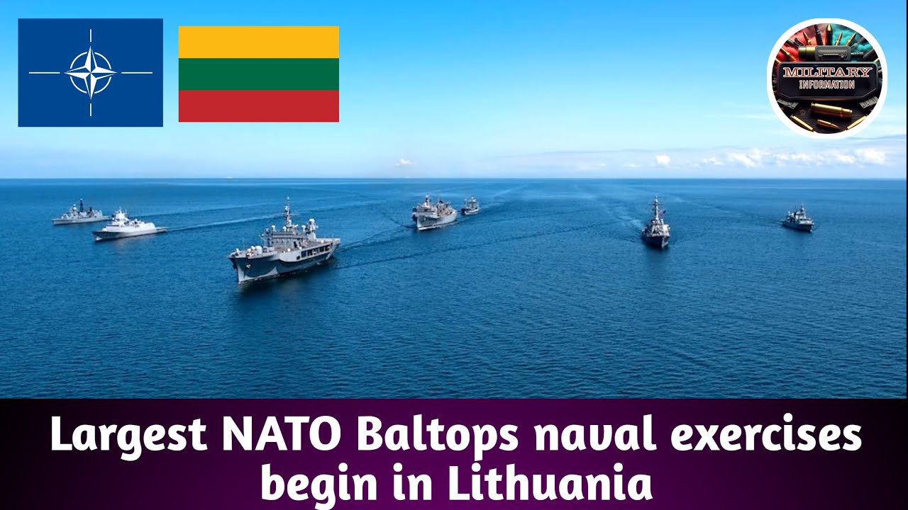 Largest NATO Baltops naval exercises begin in Lithuania - YouTube