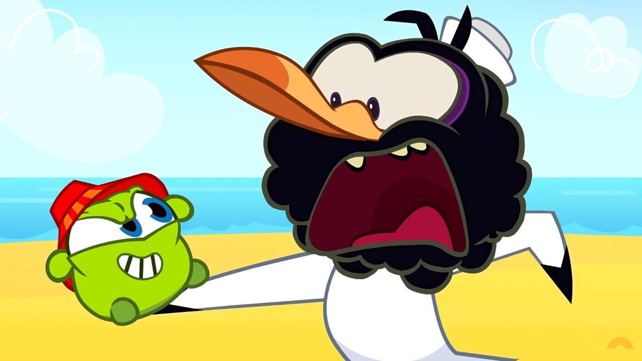 A Sneaky Seagull 🍭 Om Nom 👀 NEW 👀 Season 27 🍿 Super Toons TV Po Polsku ...