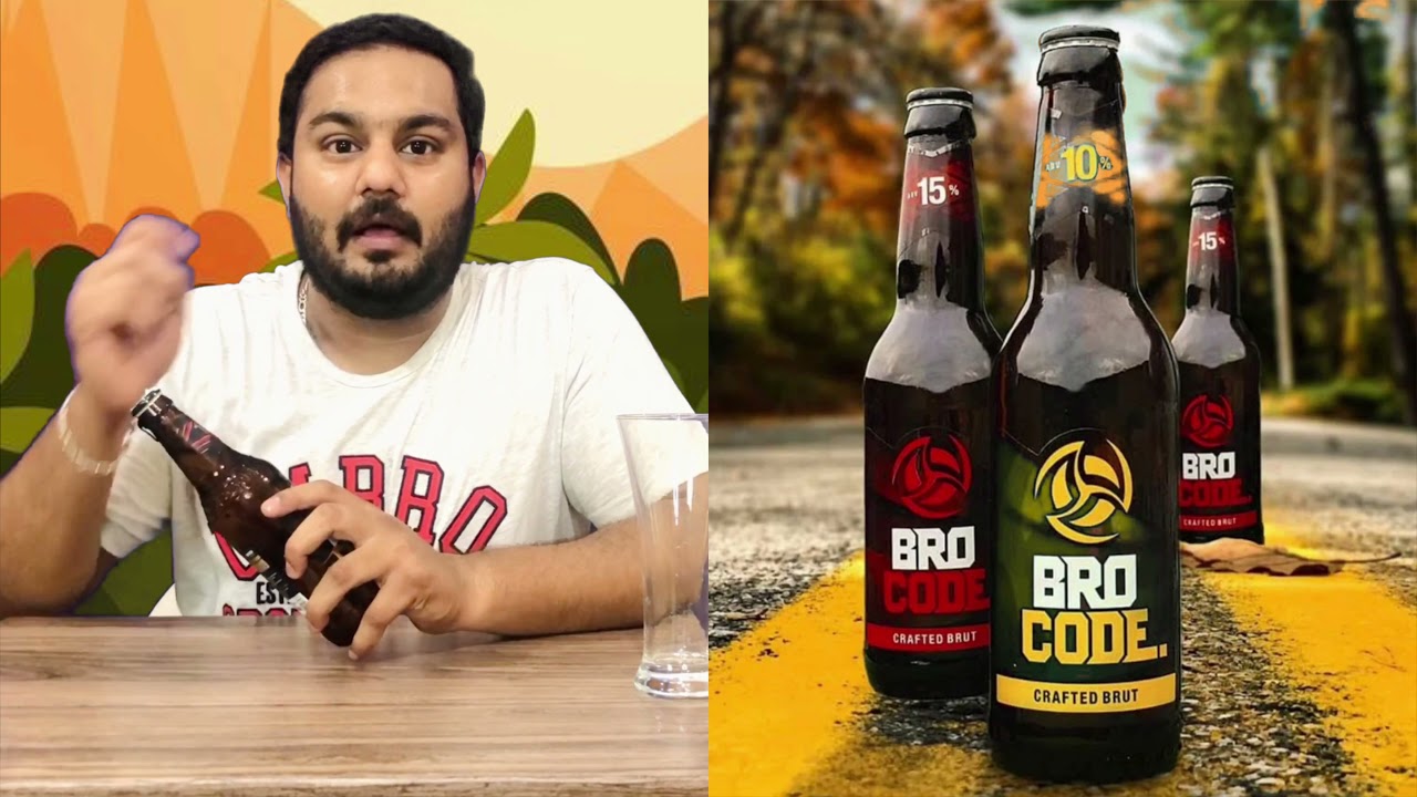 Bro Code 15 Review #CRAFTED BRUT #sparkling wine #beer - YouTube