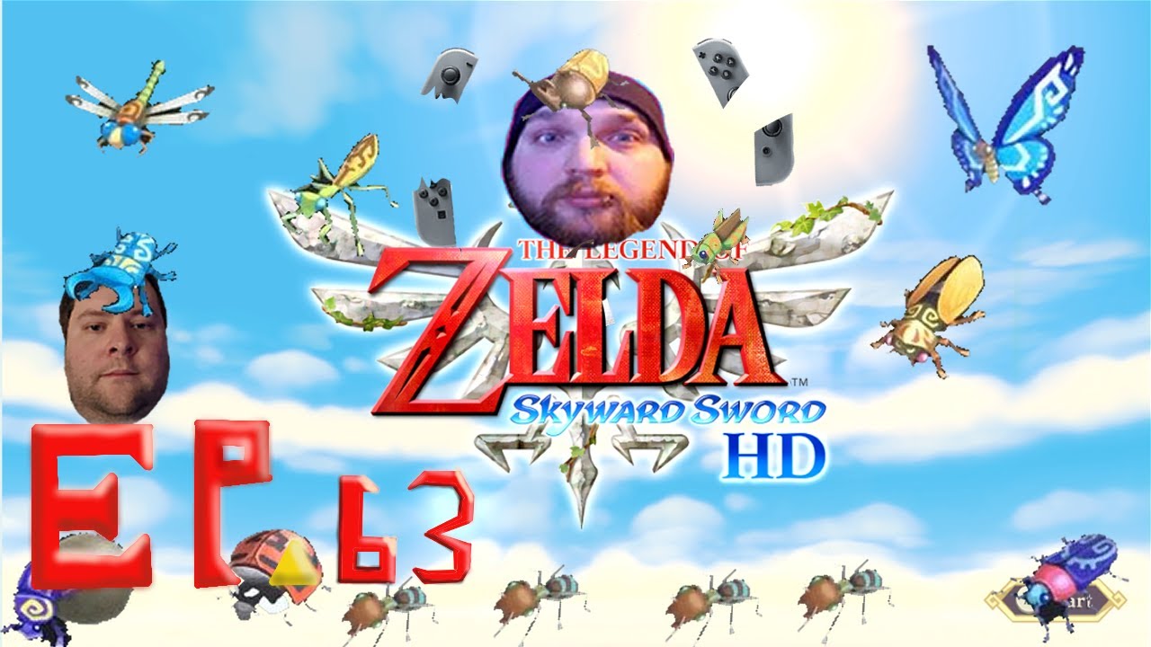 Bugs so many bugs! Skyward Sword Episode 63! - YouTube