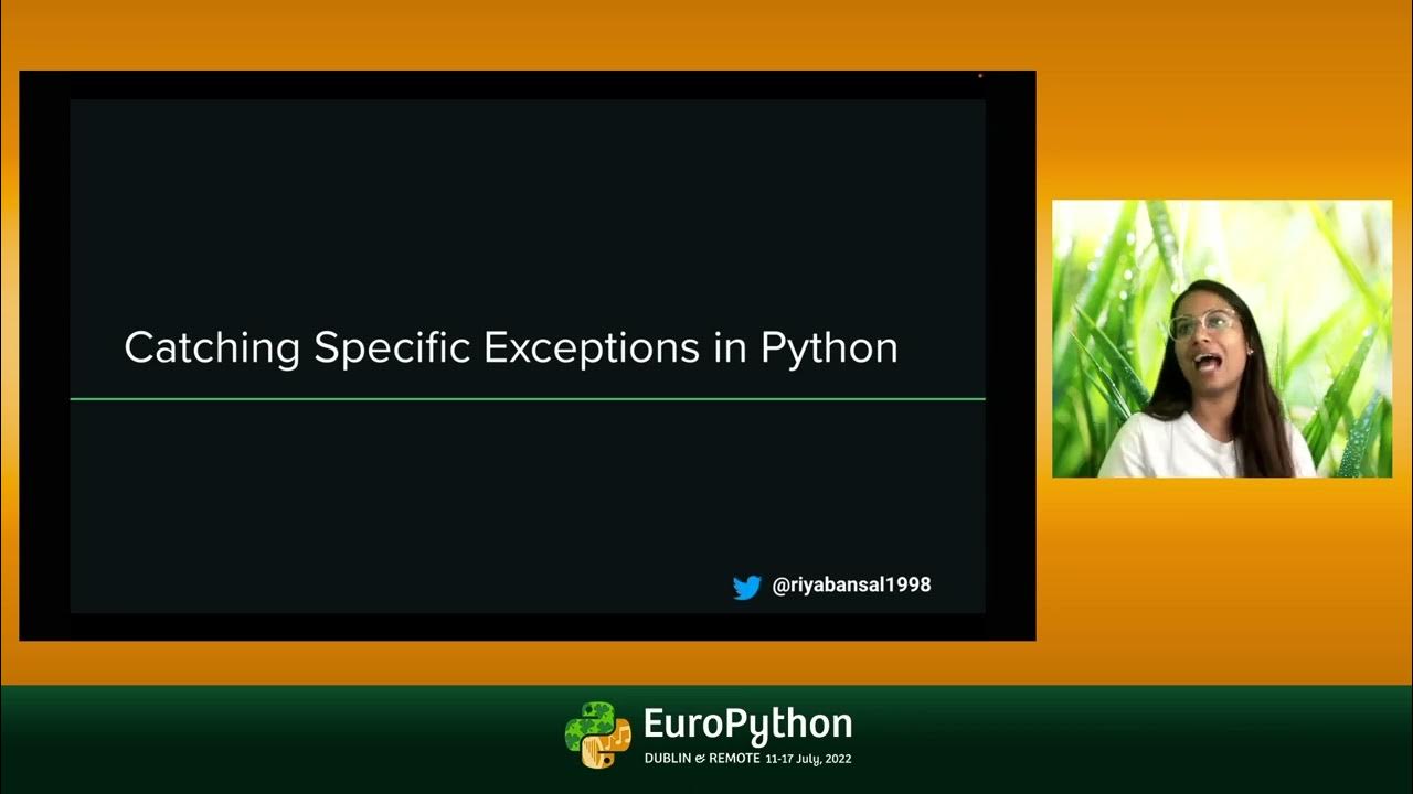 Handling Errors the Graceful Way in Python - presented by Riya Bansal ...
