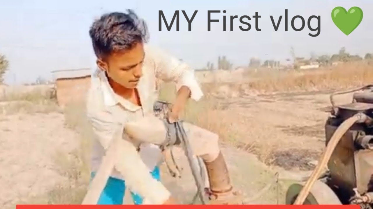 My first vlog🔥🔥 //Desi Village-- vloger - YouTube