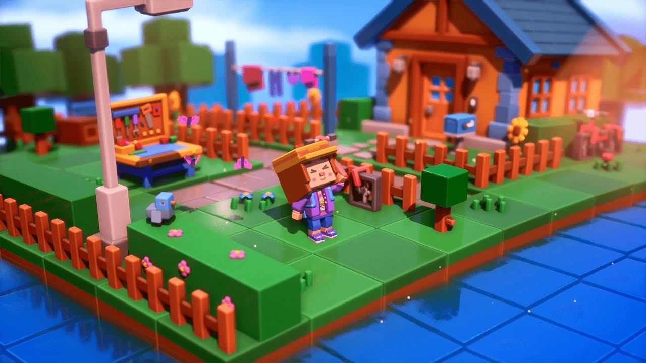 Blockfeet- A Colourful Cube Town Sim! - YouTube