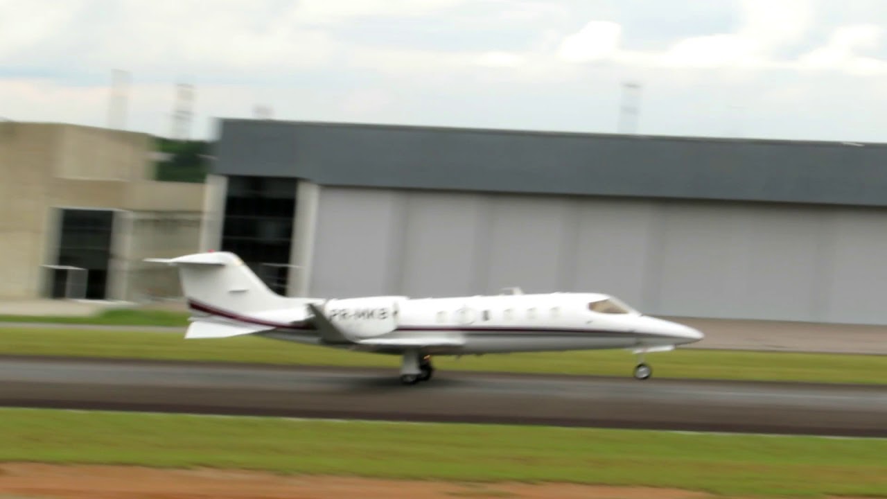 Learjet 31ER Decolagem Rumo a Formação de Nuvens,com fonia jundiai-sp ...