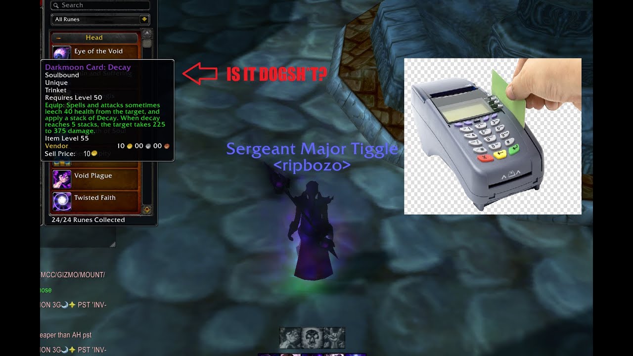 WoW SoD Phase 3: Darkmoon Card: Decay, Shadow Priest, How Does It Work ...