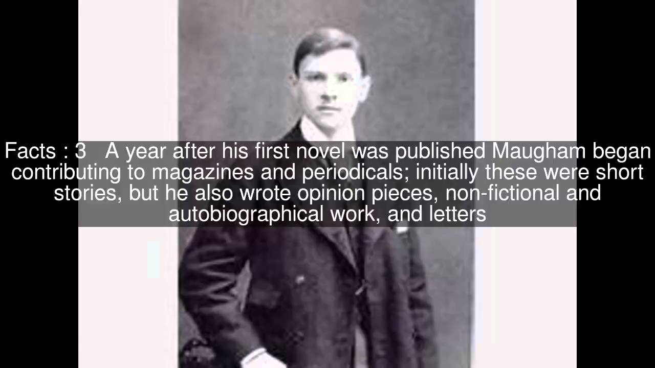 List of works by W. Somerset Maugham Top #8 Facts - YouTube