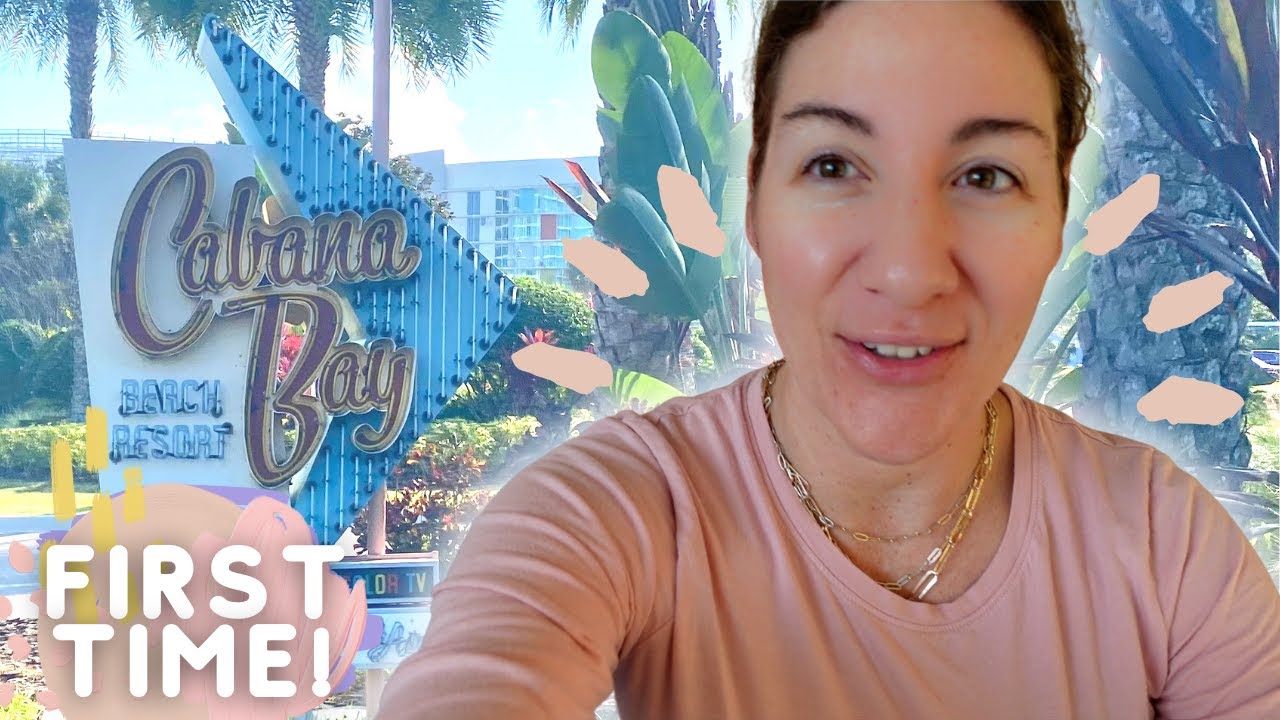 We Stayed ONE Night At Cabana Bay! Poolside Family Suite Room Tour ...