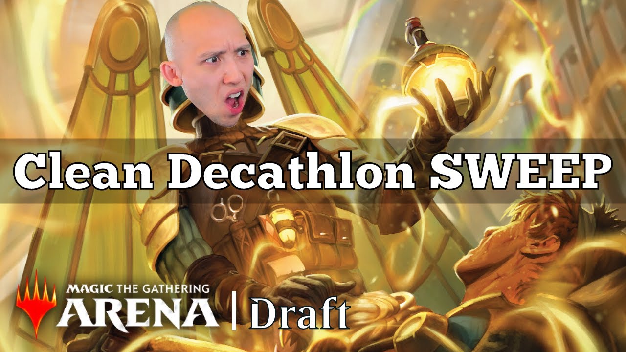 Clean Decathlon SWEEP | The Brothers' War Draft | MTG Arena - YouTube