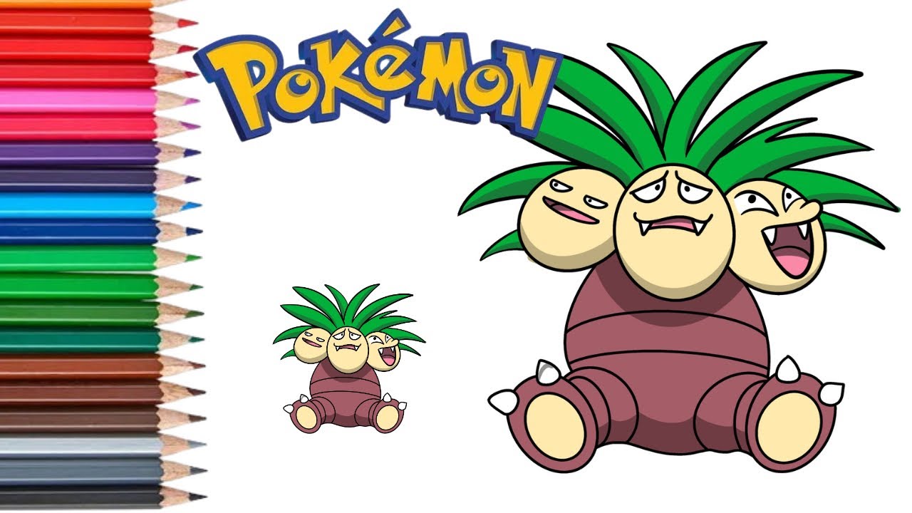 How To Draw Pokémon Exeggutor | Easy To Draw #exeggutor #pokemon - YouTube