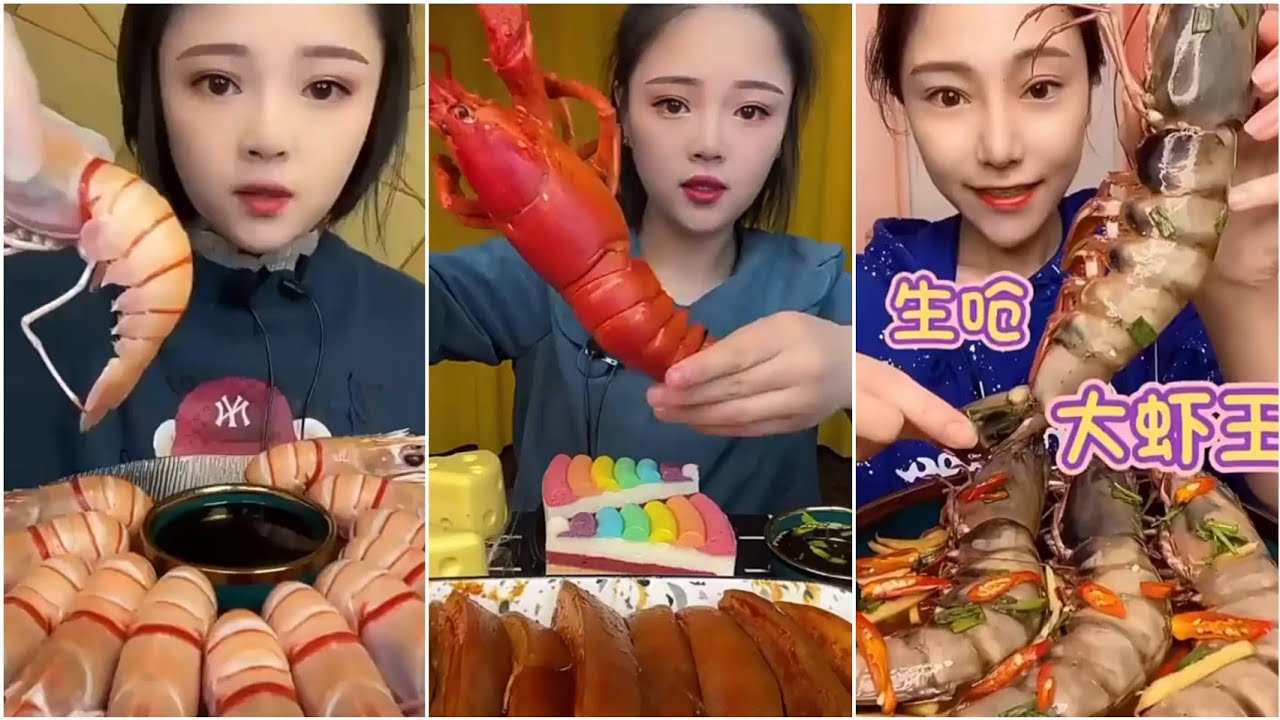 *ASMR*EATING SEA FOOD ( soft sounds ) SATISFYING MUKBANG - YouTube