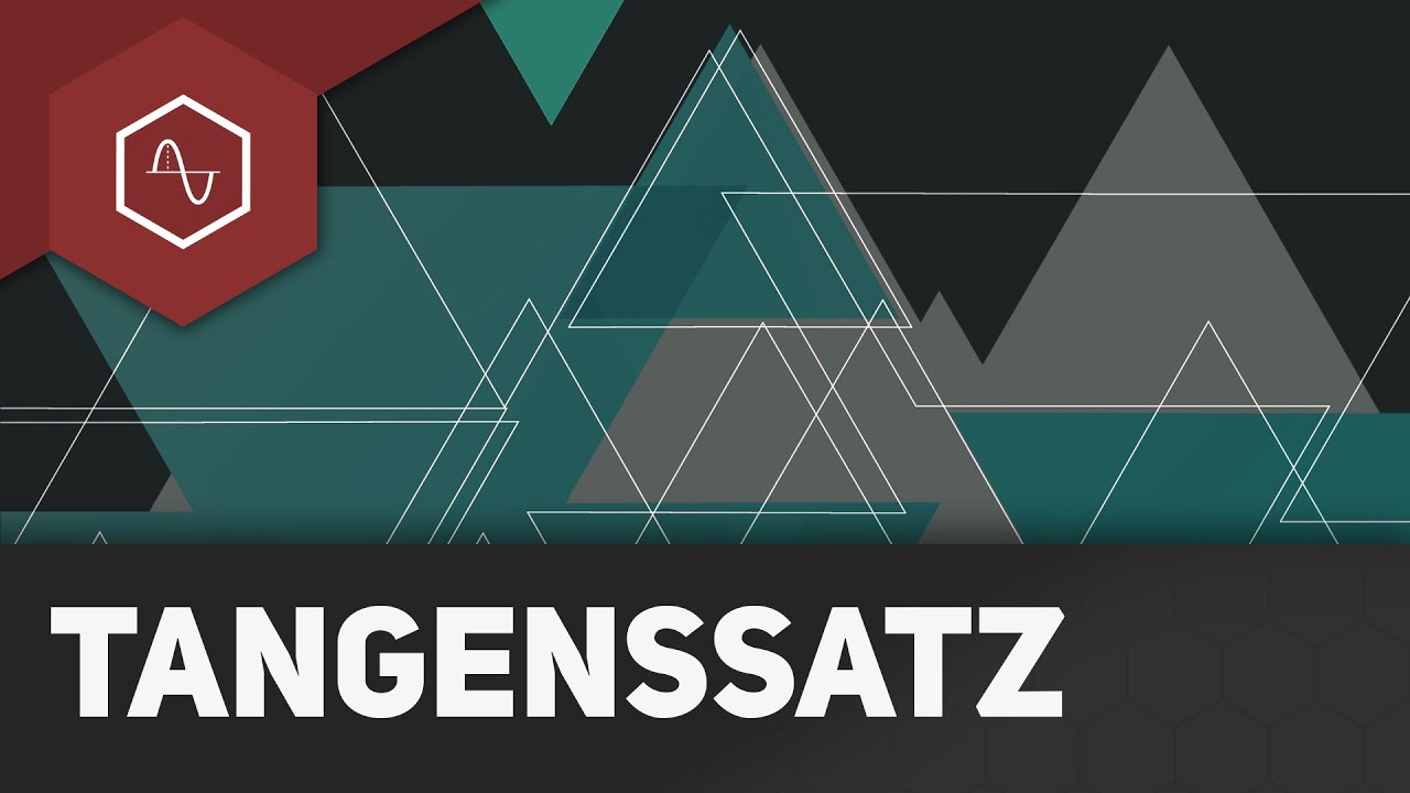 Tangenssatz - Dreiecke einfach berechnen - YouTube
