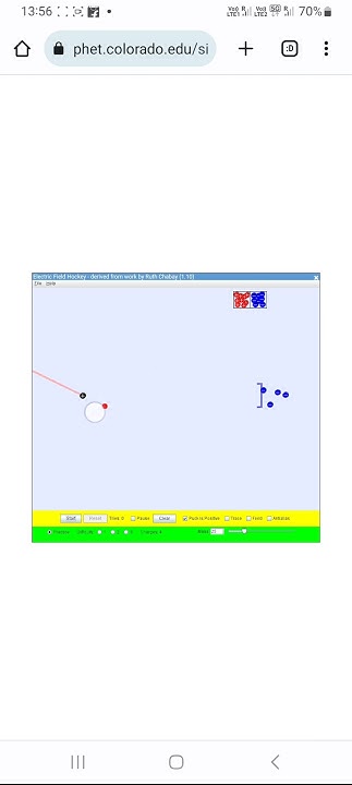 PhET Simulation Electric Field Hockey (Level 1) - YouTube