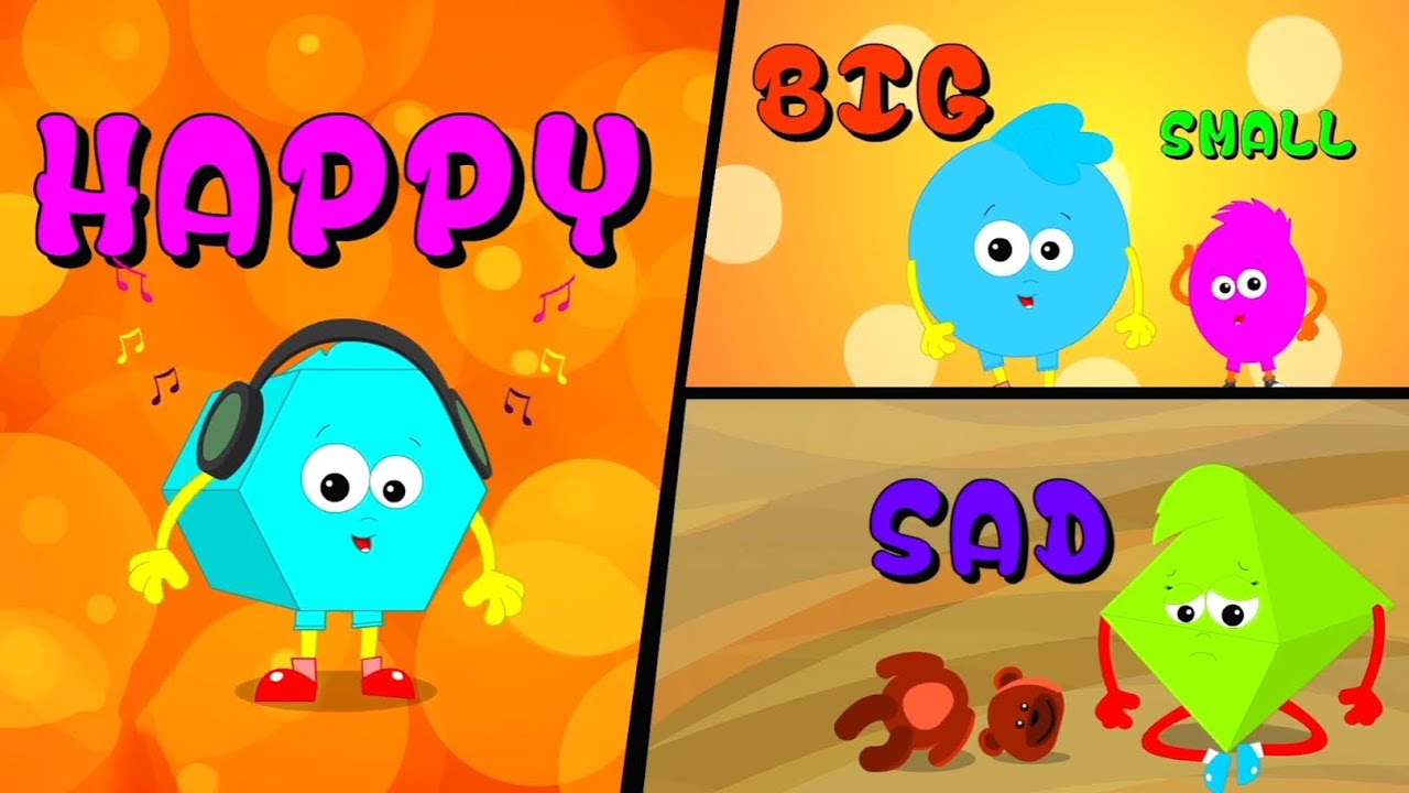 Opposite Song + More Nursery Rhymes & Learning Videos for Kids - YouTube