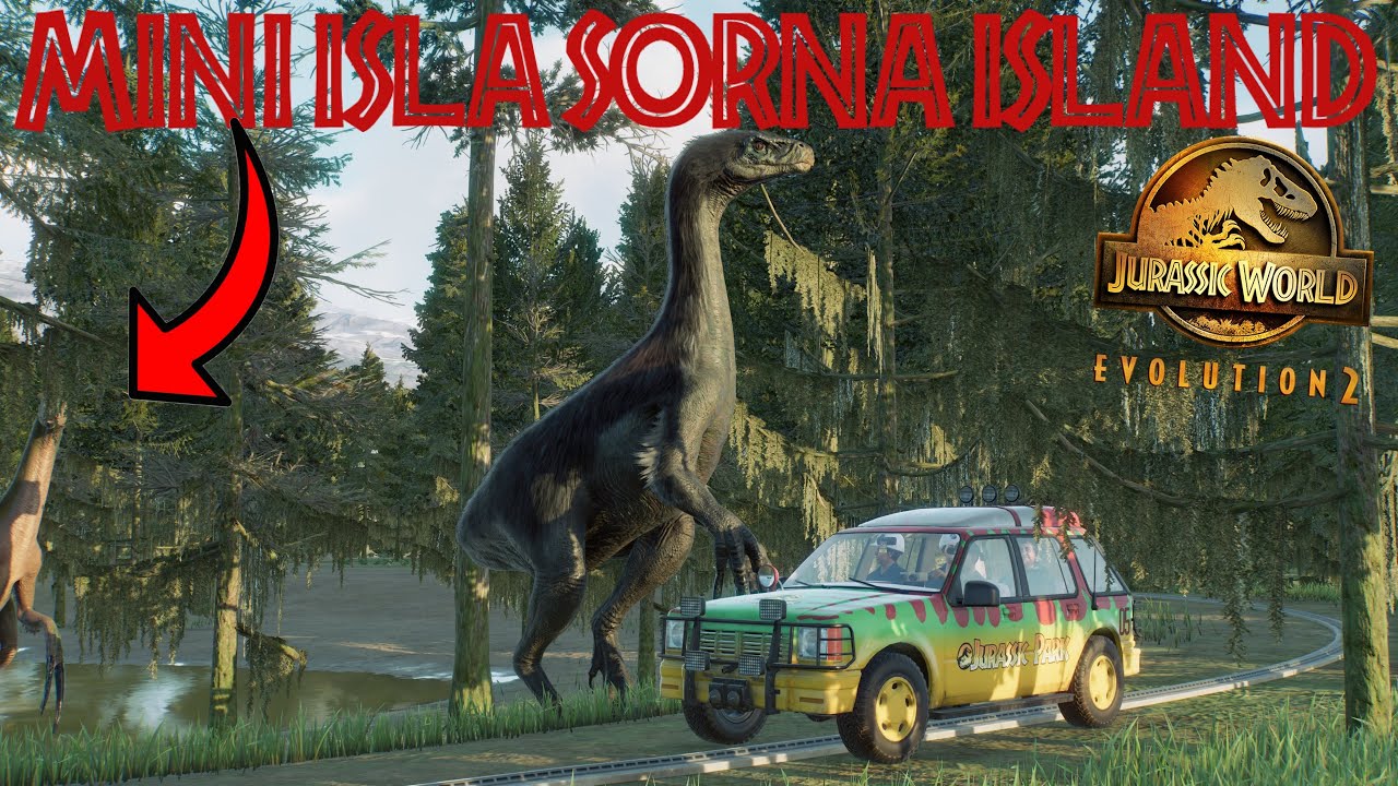 MINI SORNA Ep.4 THERIZINOSAURUS Walk-In Enclosure +Tour Ride Jurassic ...