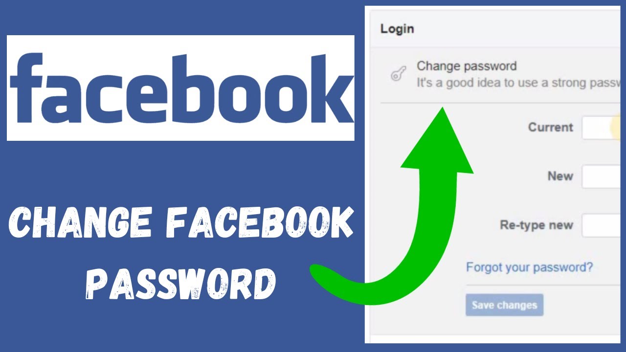 How to Change Password on your Facebook Account computer 2023 - YouTube