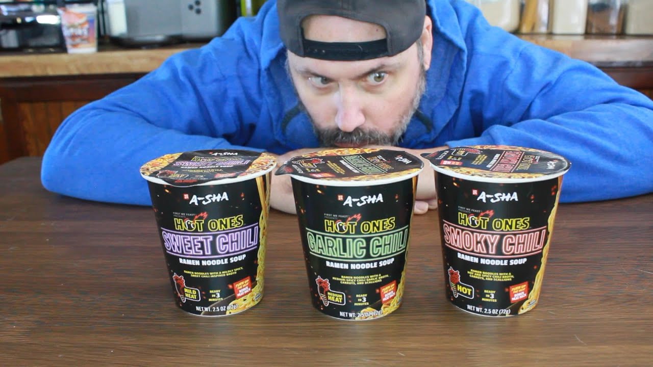A-Sha X Hot Ones Ramen Noodles - YouTube