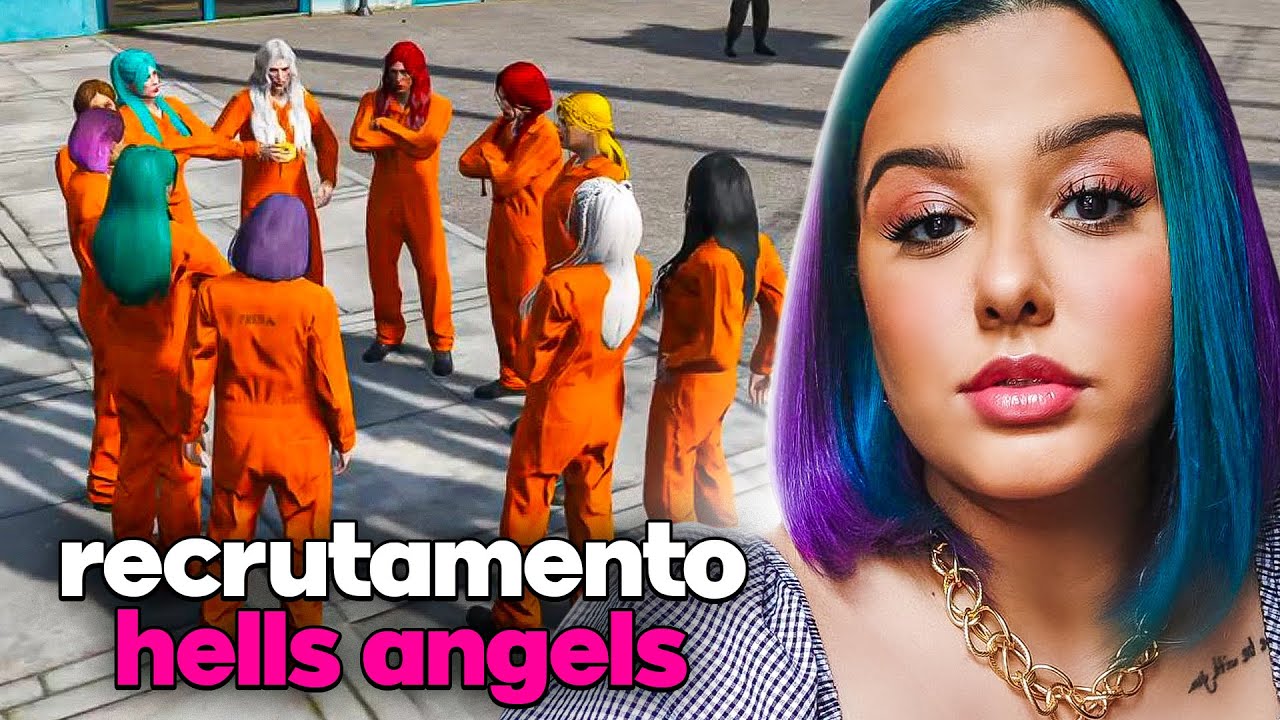 FUI RECRUTADA PARA AS HELLS ANGELS NA PRISÃO | PEQUENAEVA Jogando GTA ...