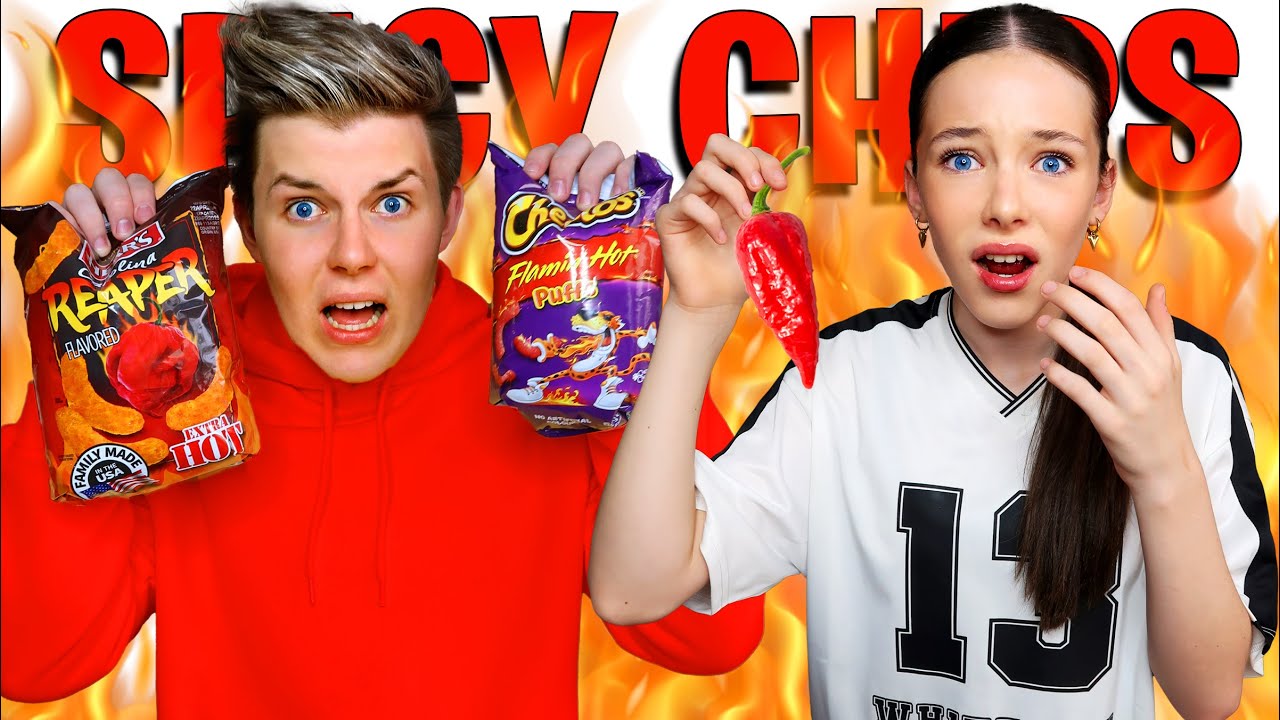 🥵Spicy Chip Challenge🥵 - YouTube