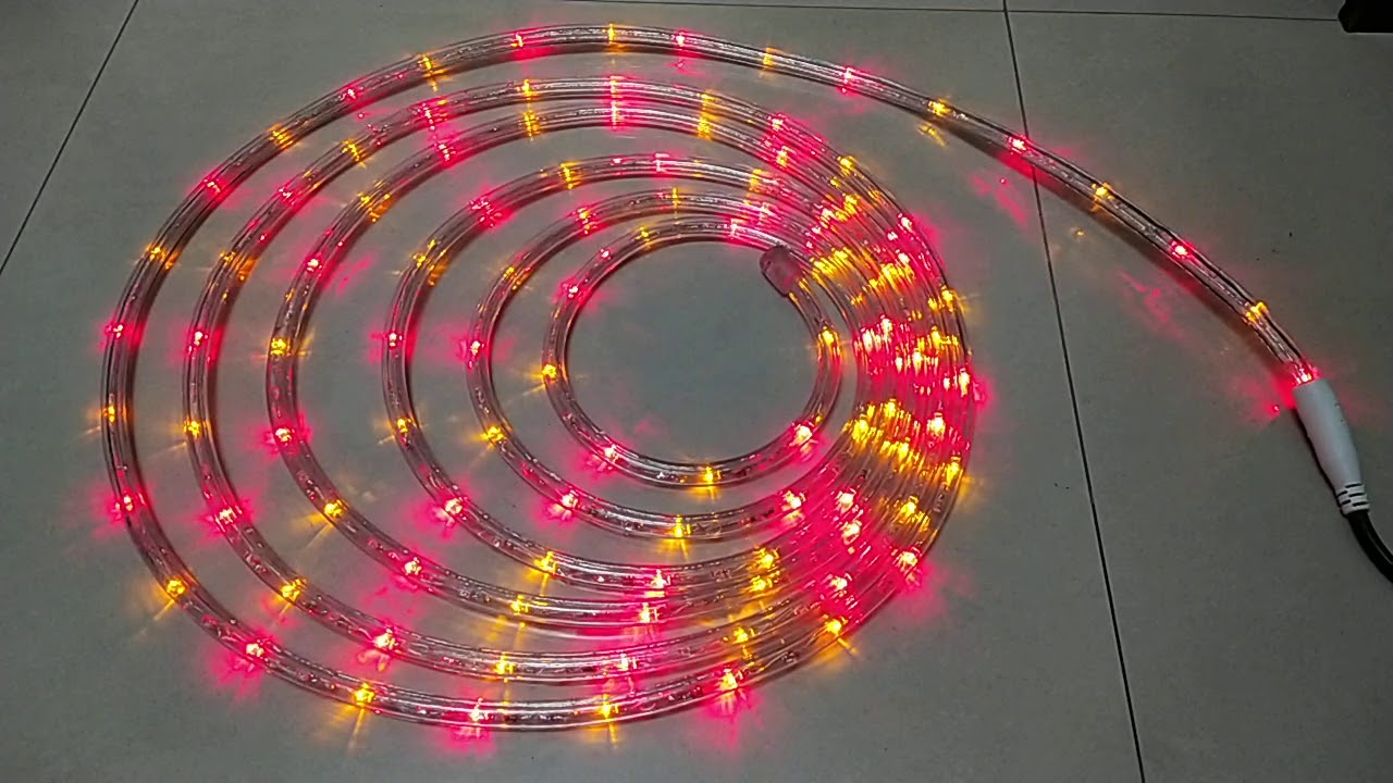 LED 3-wire (CHASING) Rope Light - Function 1: Combination - YouTube