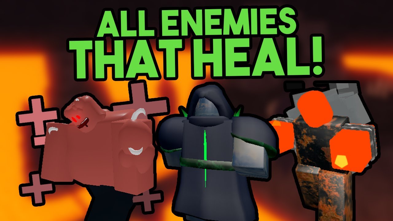 All zombies that can heal in TOWER DEFENSE SIMULATOR - YouTube