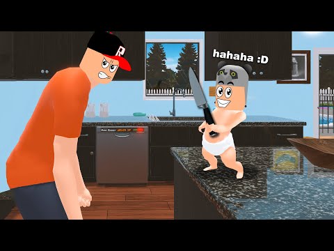 Yaramaz Bebek Olup Evi Dağıttım!! - Panda ile Who's Your Daddy?