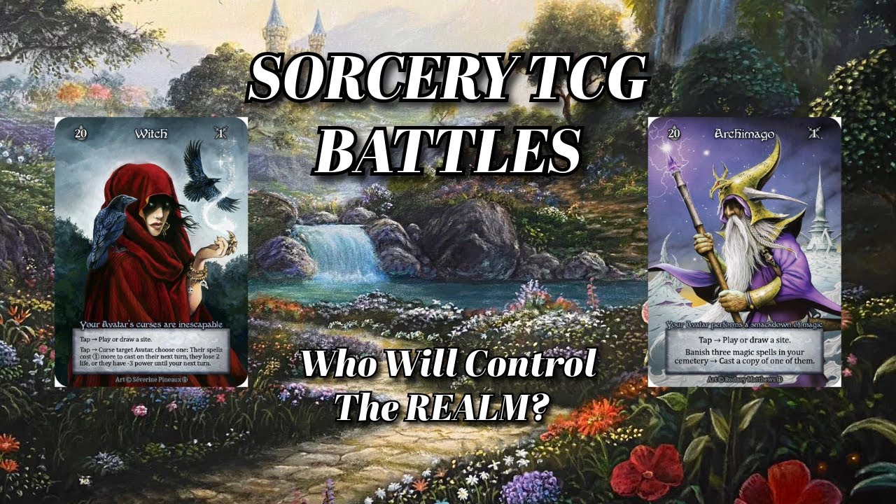 Sorcery TCG: BATTLES | Witch VS Archimago - YouTube