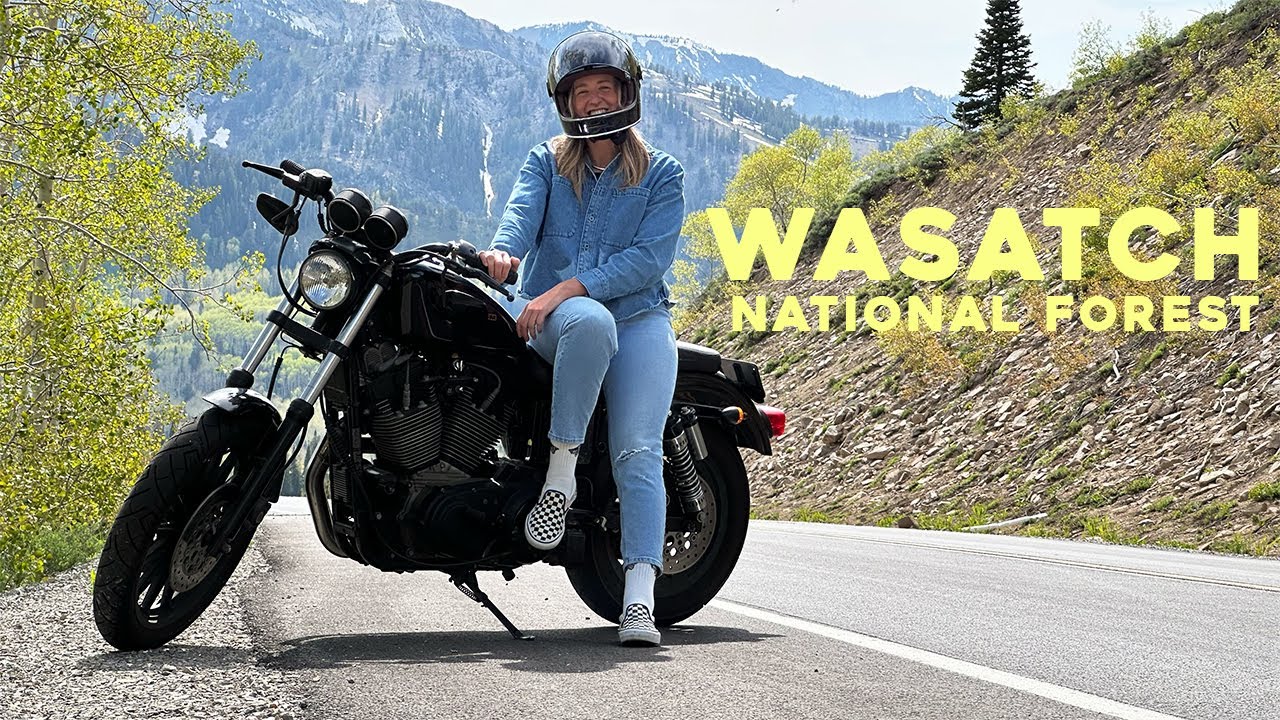 Motorcycle Ride through Wasatch National Forest 🌲 - YouTube