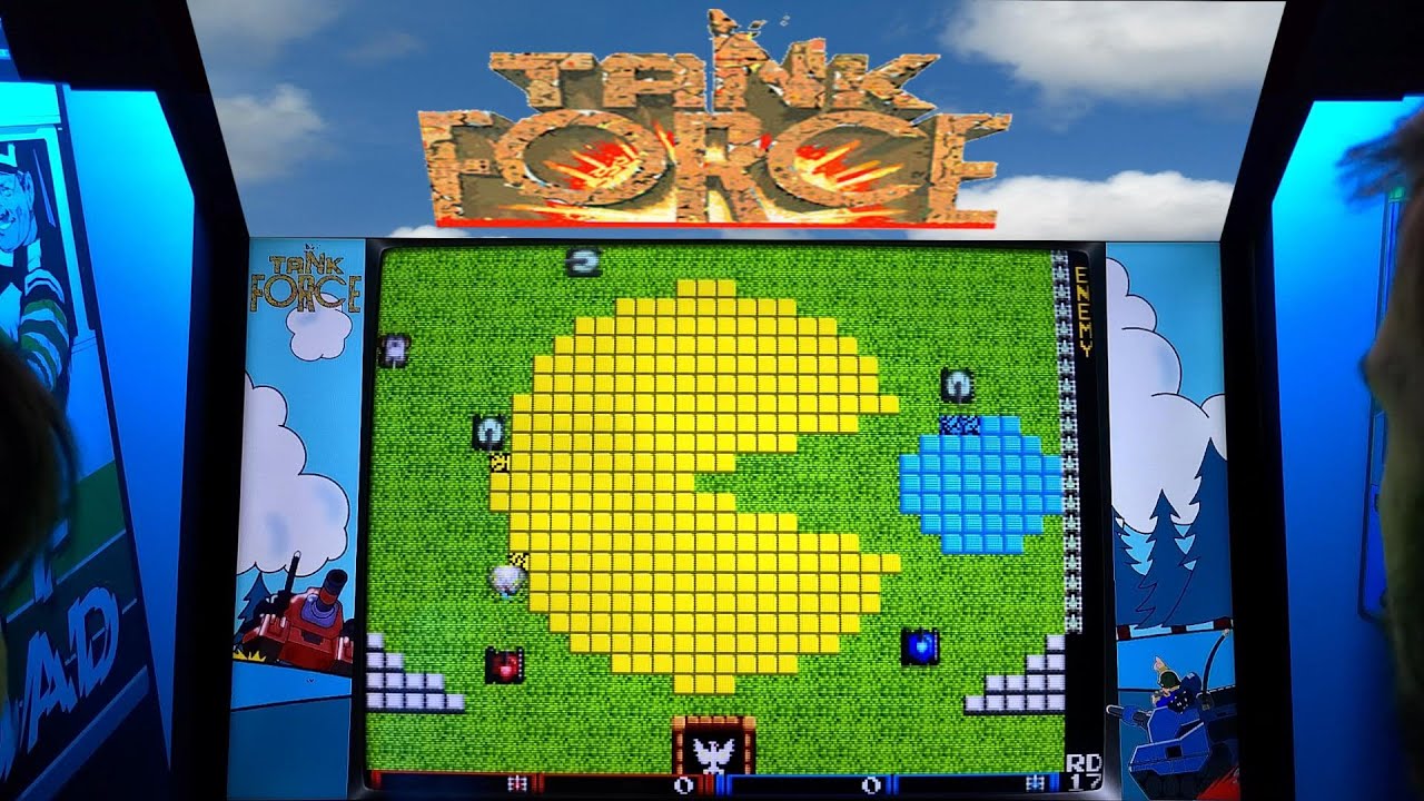 Tank Force Arcade Cabinet 2-Player MAME Playthrough w/ Marquee - YouTube