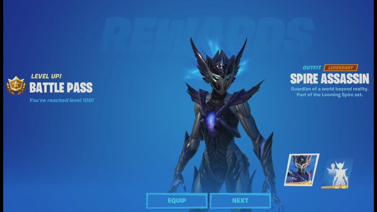 Unlocked SPIRE ASSASSIN Skin Level 100 in Fortnite Chapter 2 Season 6 ...