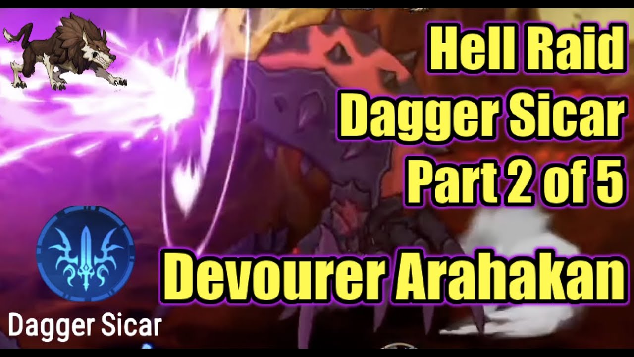 Epic Seven Dagger Sicar Devourer Arahakan with 4 Light Units (Hell ...