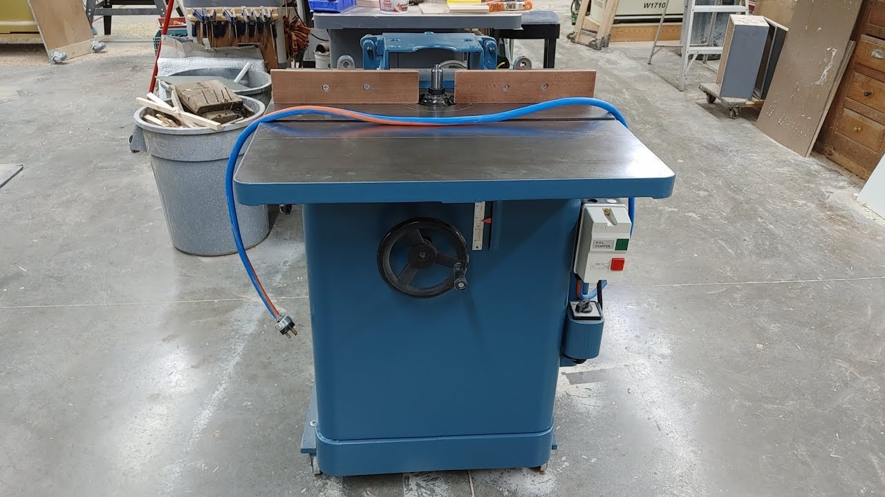 3 horsepower woodworking shaper rebuild - YouTube