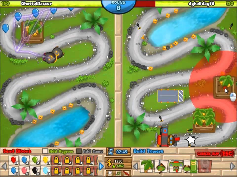 Bloons TD Battles - Multiplayer Quick Matches #15 The Monkey Army ...