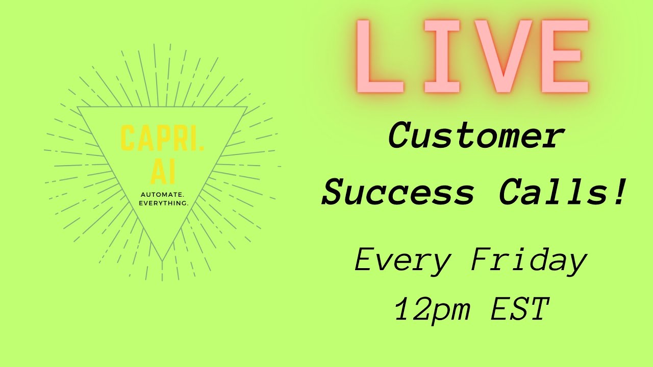 Capri Ai Success Call - 6/9/23 - YouTube