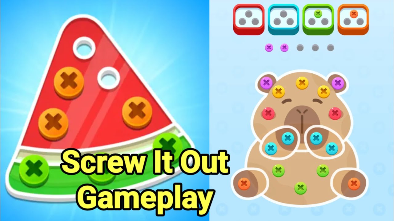 Screw It Out Game Gameplay - YouTube