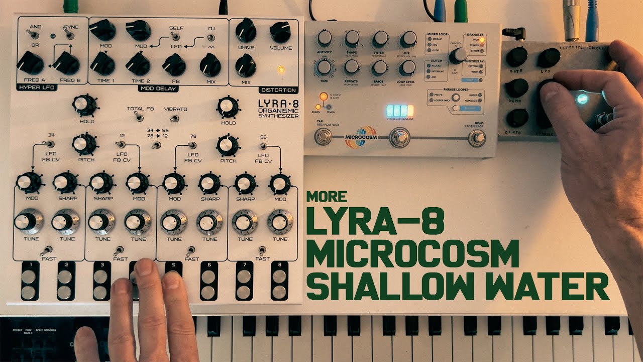More exploration of the Shallow Water pedal with the Soma Lyra-8 and ...