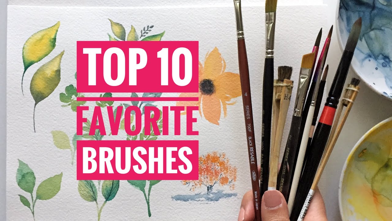 My Favorite Watercolor Brushes And How I Use Them Step By Step Tutorial YouTube my-favorite-watercolor-brushes-and-how-i-use-them-step-by-step-tutorial-youtube