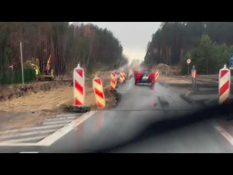 Rozbudowa drogi krajowej nr 22 na odcinku Chojnice-Czersk - YouTube