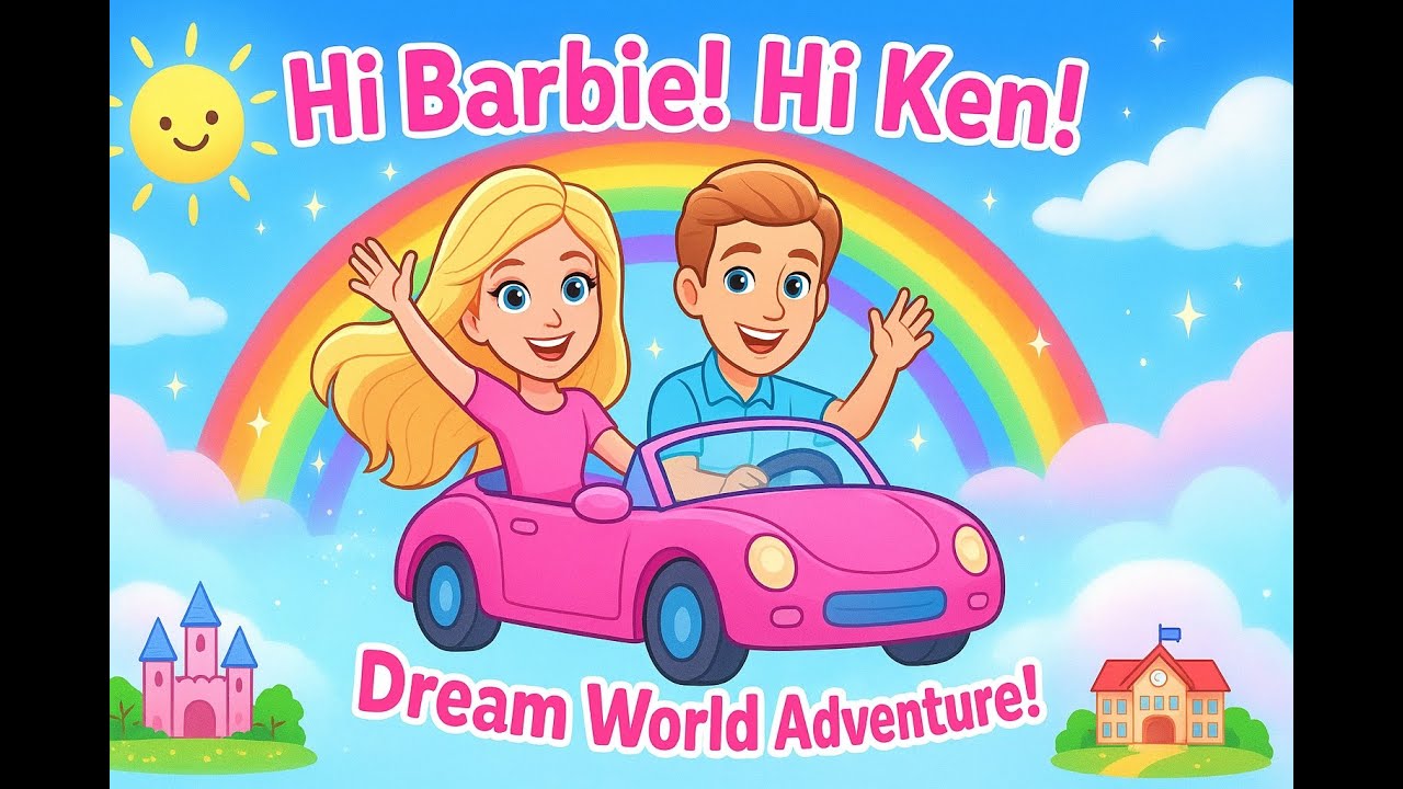 Hi Barbie! Hi Ken! 🌈 Dream World Adventure | Barbie and Ken Fun Kids ...