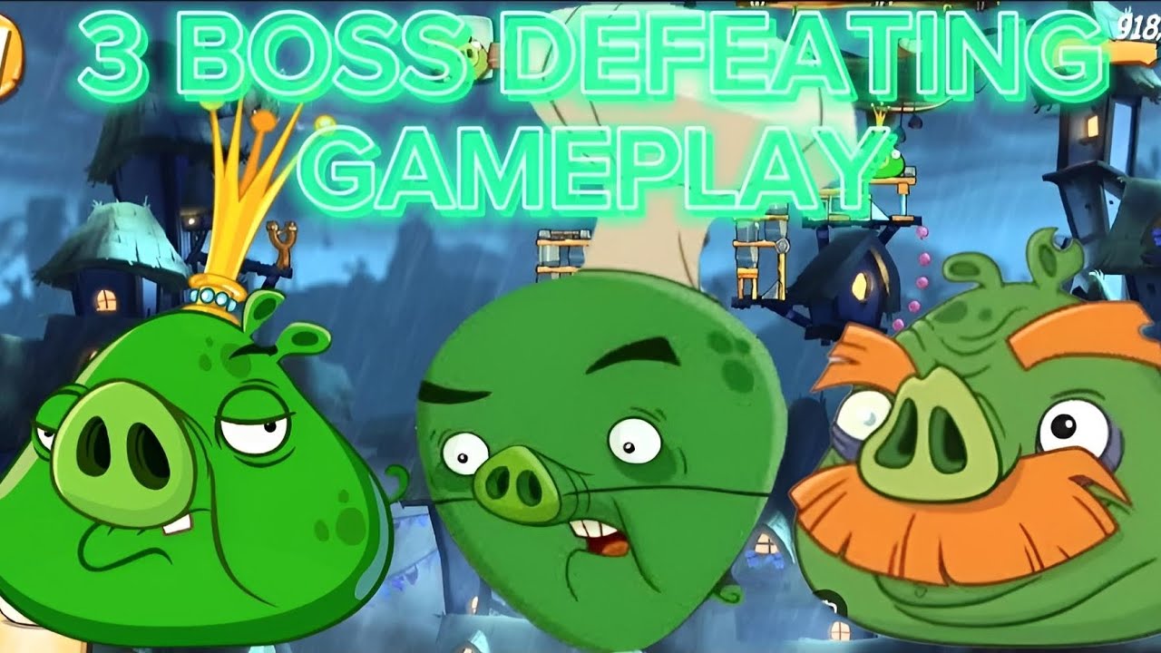 DEFEATING 3 BOSS PIGS IN ANGRY BIRDS 2 | GAMEPLAY | Rnex Gaming - YouTube