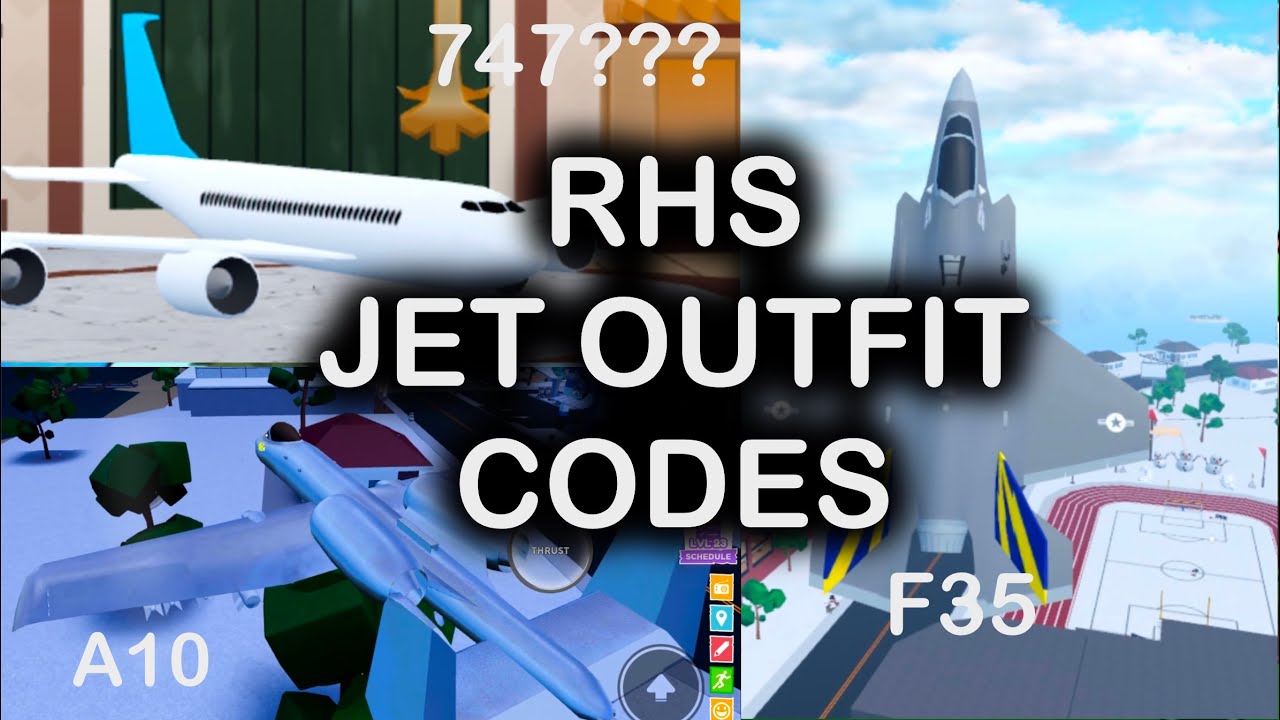 Plane, Fighter Jet outfit showcases (codes for them too) (RHS) - YouTube