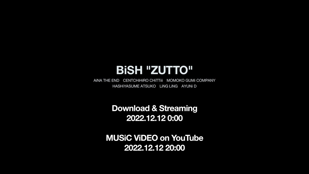 BiSH / ZUTTO [Teaser] - YouTube