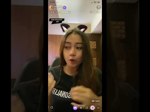 ARTIS LIVE BOOM CEWEK CANTIK PAKAI FILTER BANDO, KELIATAN CANTIK BANGET
