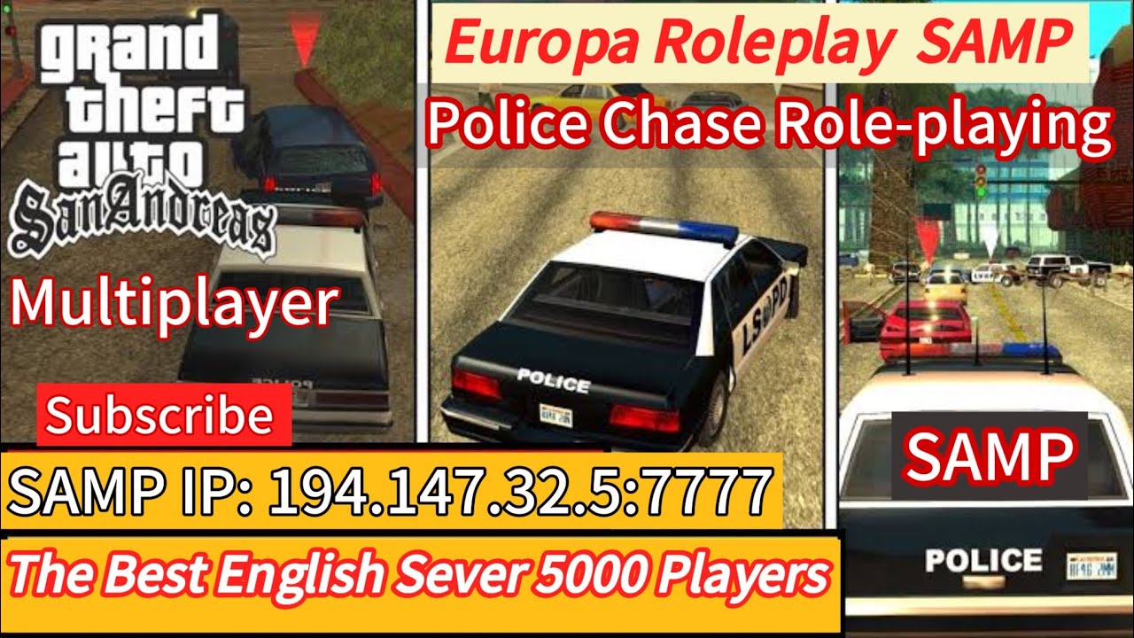 Police Chase GTA SAMP San Andreas Multiplayer Roleplay Juga_Kurt # ...
