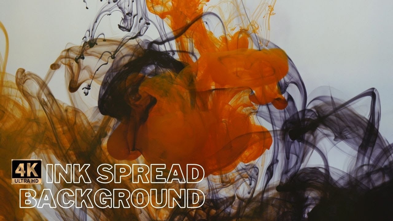 ink spread background 4k - YouTube